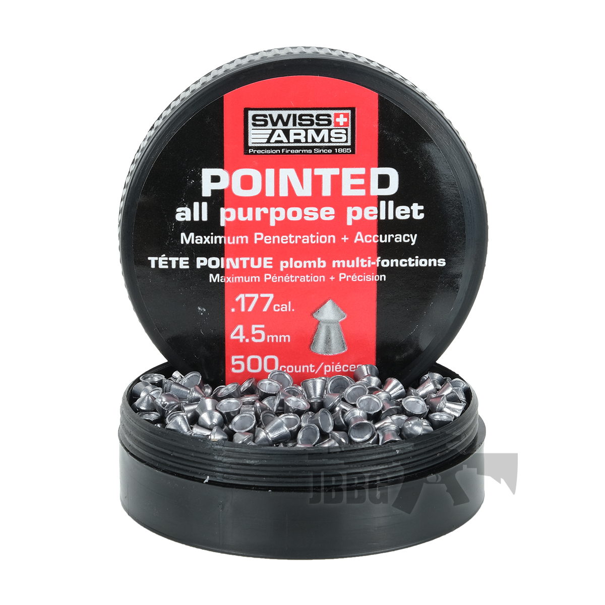 Swiss Arms 500 Pointed Pellets .177 - Just Air Guns