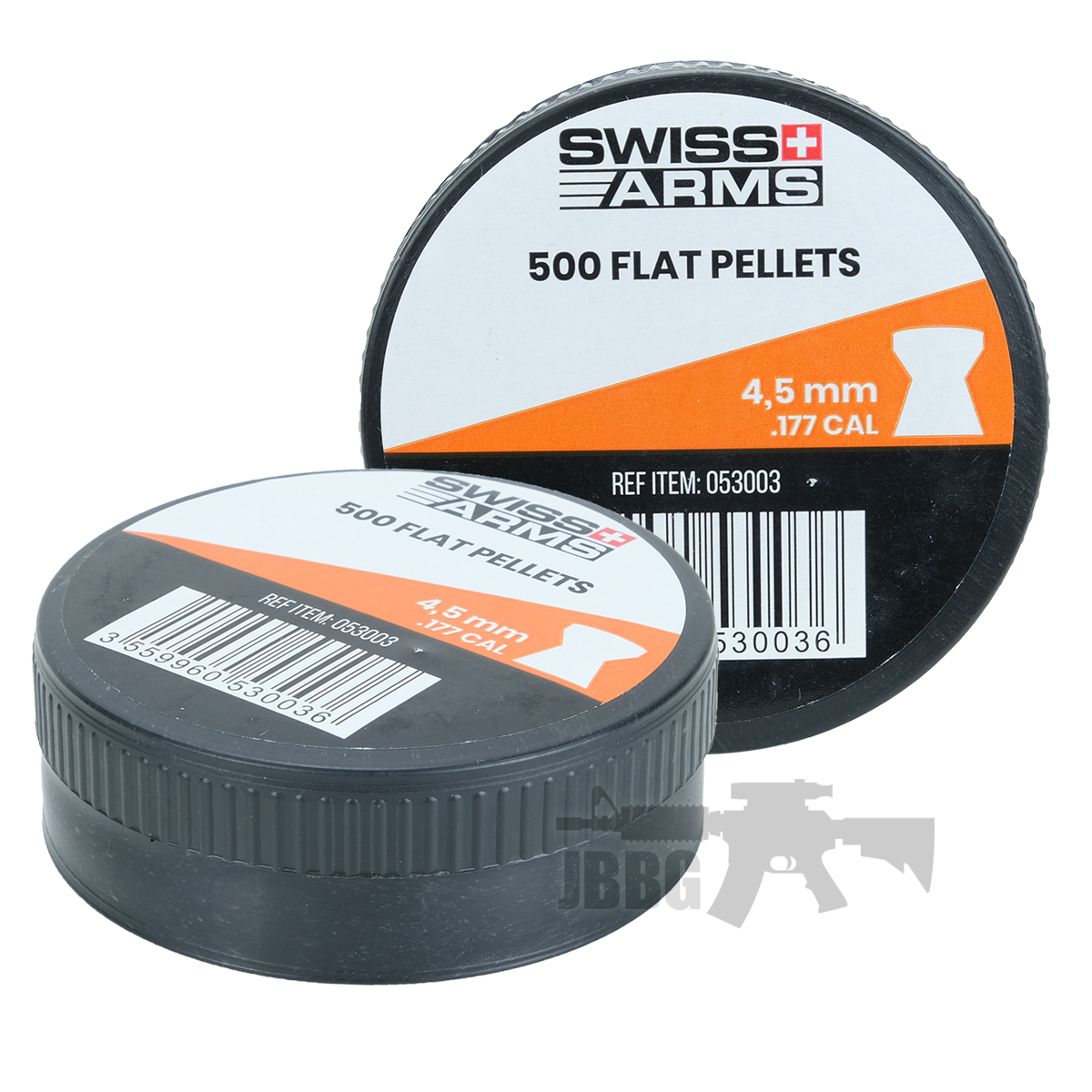 Swiss Arms 500 Flat Pellets .177 - Just Air Guns