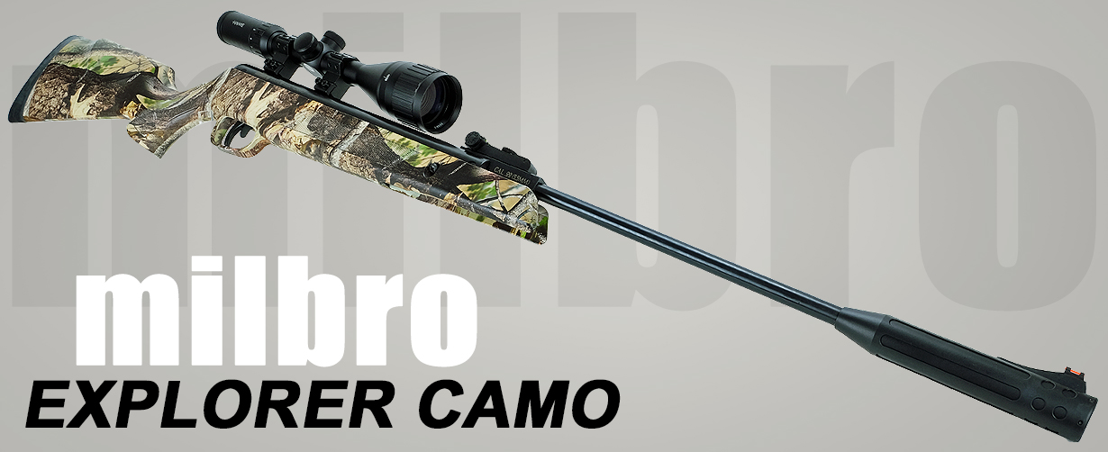 Milbro Explorer Camo .22 Spring Air Rifle - Just Air Guns