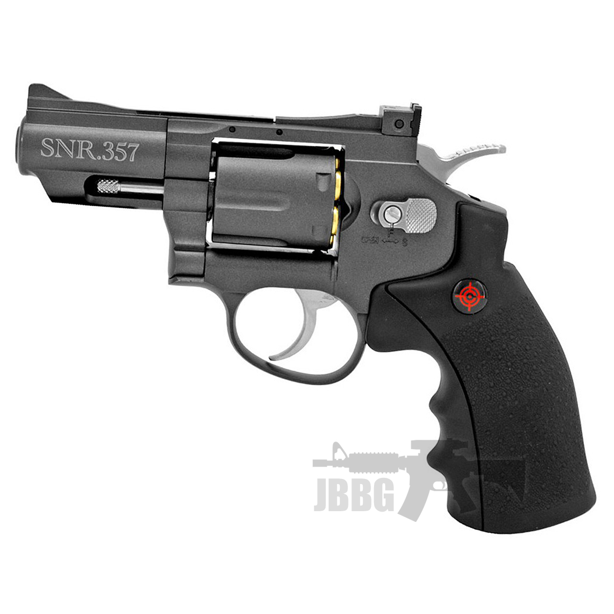 Crosman Full Metal Snub Nose BB and Pellet Airgun Revolver