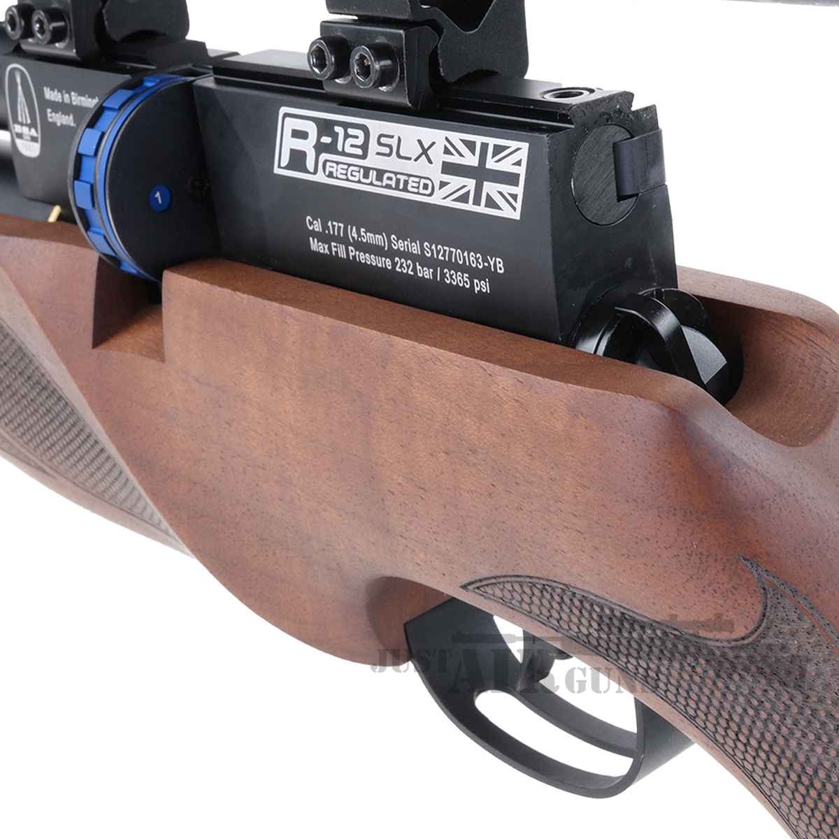 BSA R12 SLX Air Rifle Walnut Stock .22 - Just Air Guns