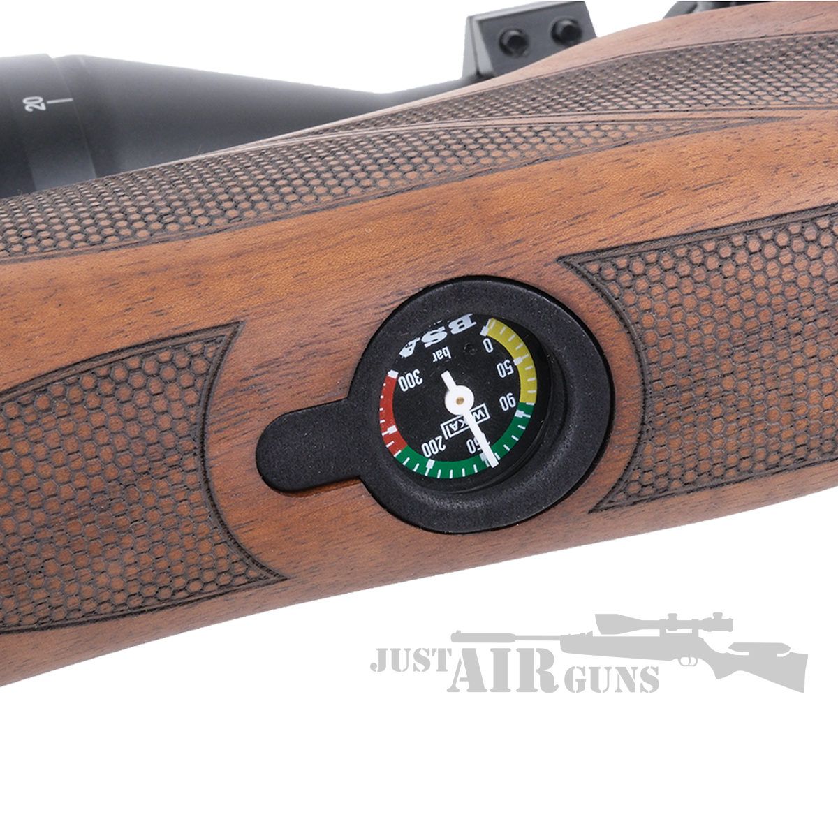 BSA R12 CLX Bolt Action Air Rifle Walnut Stock .22 - Just Air Guns