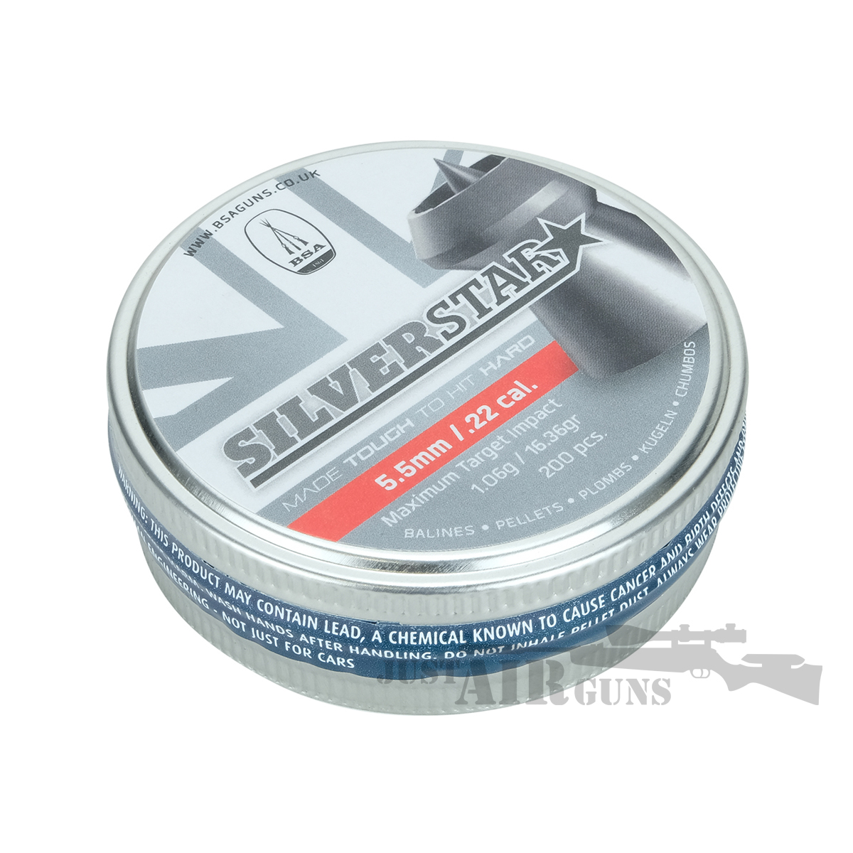 BSA Silverstar Premium Pellets .22 x 200 - Just Air Guns