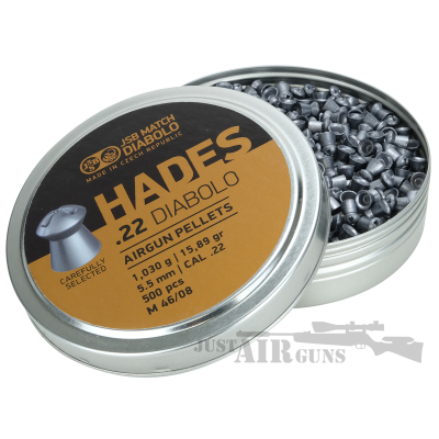 Diabolo Hades .22 Airgun Pellets 500 - Just Air Guns