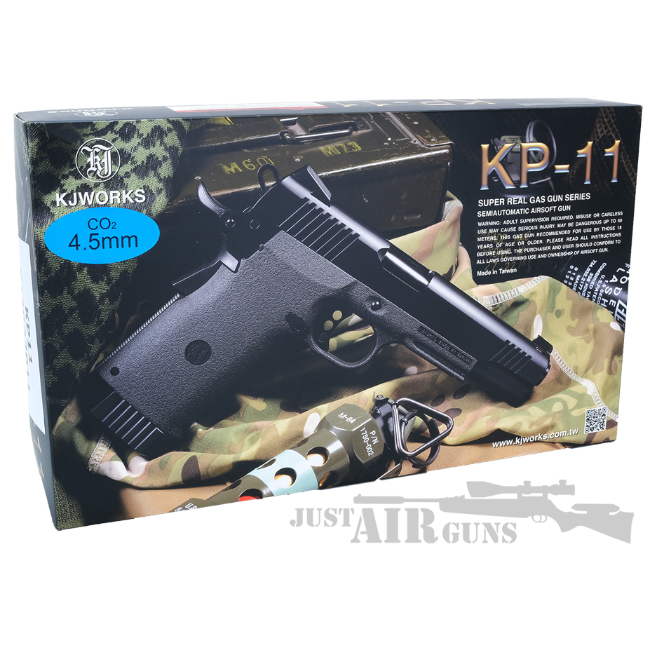 KJ Works KP-11 Blowback Co2 Air Pistol - Just Air Guns