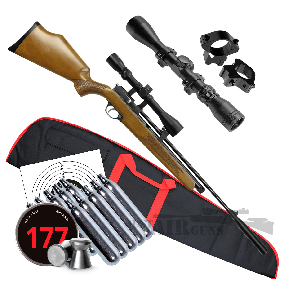 SMK CR600W CO2 Air Rifle Set - Just Air Guns