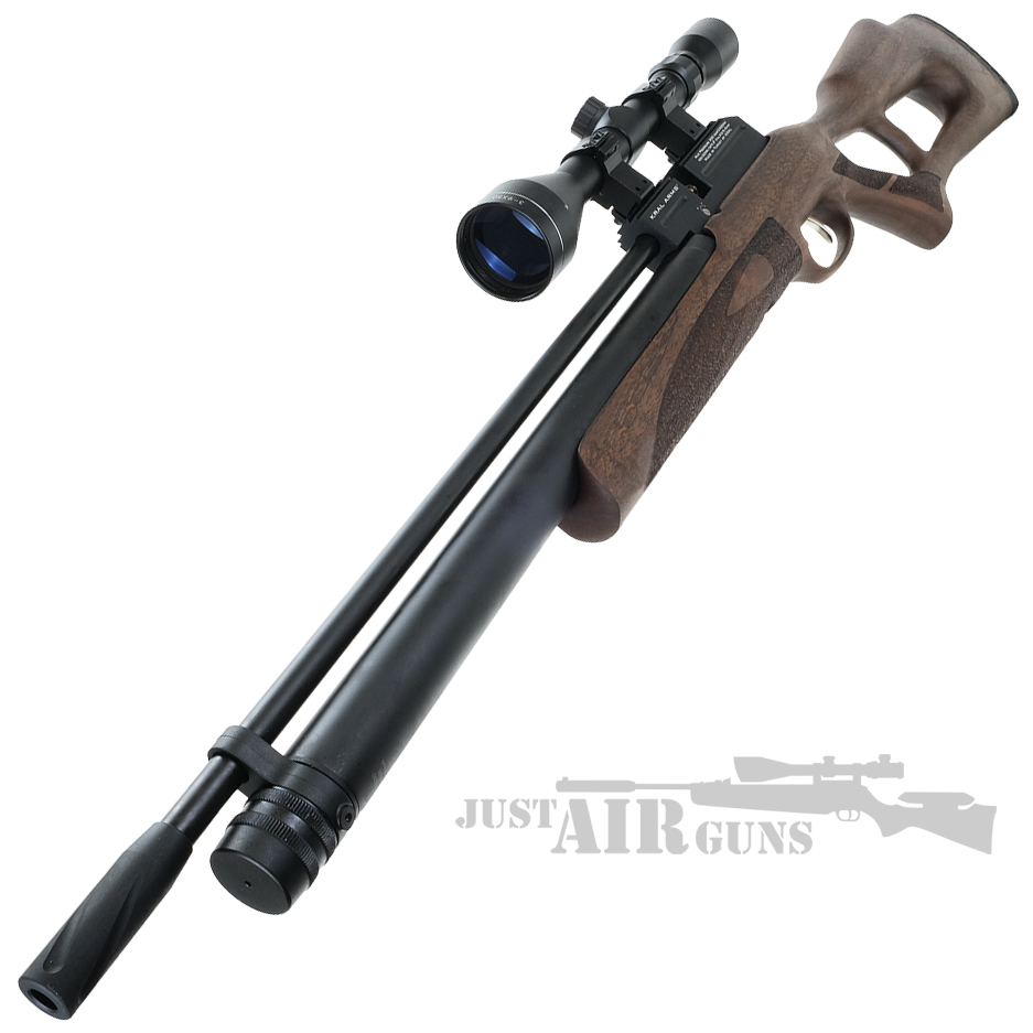 Kral Puncher Nish Walnut Pcp Air Rifle Complete Set 177
