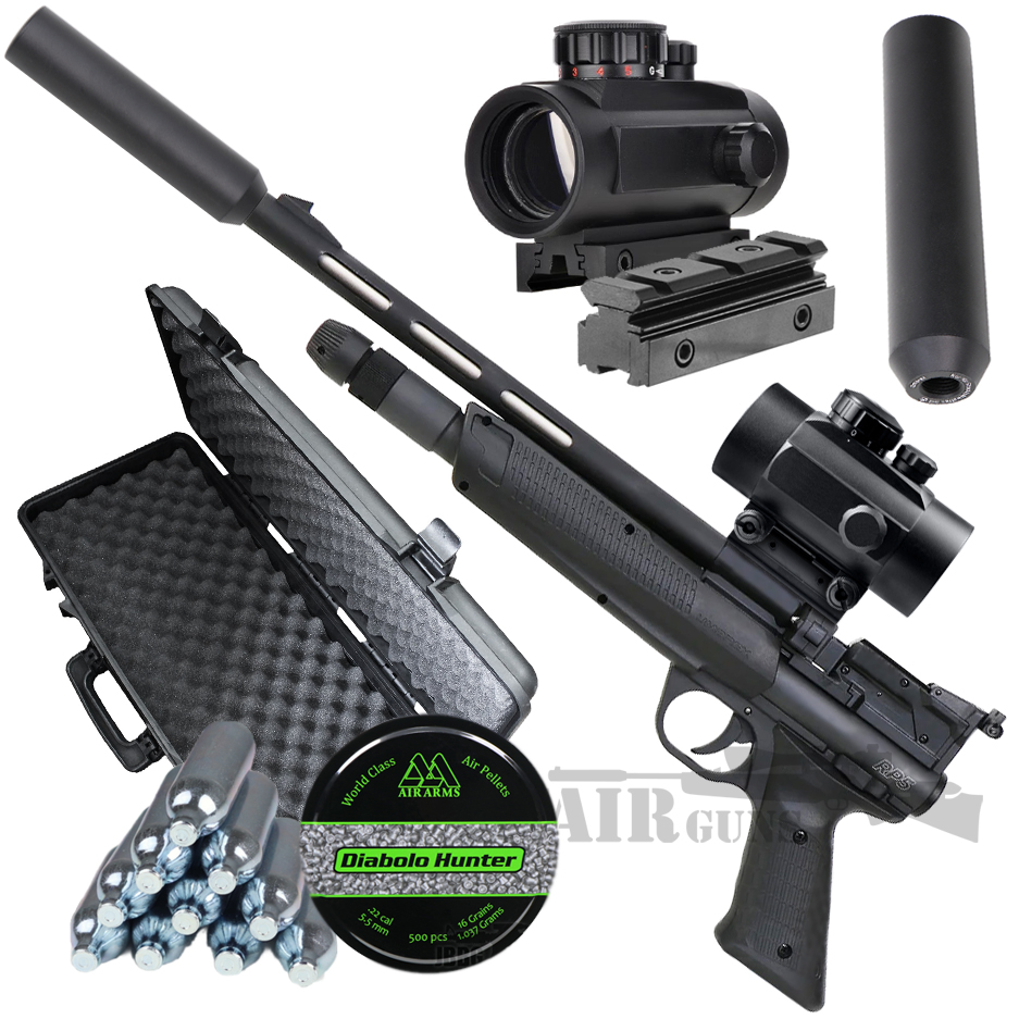 Umarex RP5 Co2 Pump Action Air Pistol Bundle Set 22 V2