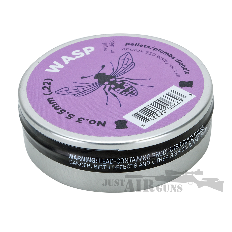 250 Wasp Pellets 22 Domed - Just Air Guns