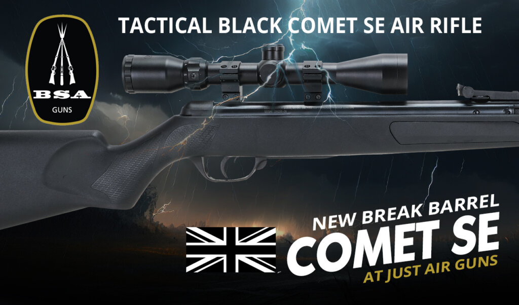 BSA Comet SE Air Rifle .177 Tactical Black - Just Air Guns