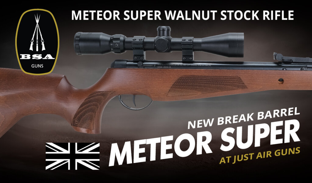 BSA Meteor Super Air Rifle Beech Stock .177 - Just Air Guns