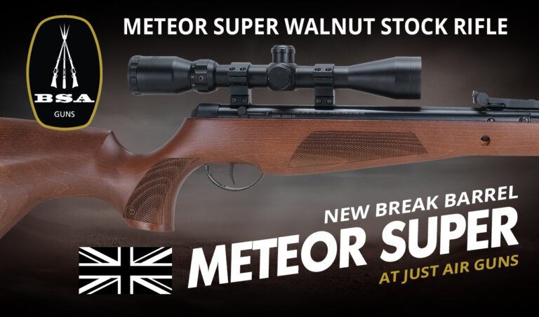 BSA Meteor Super Air Rifle Beech Stock .22 - Just Air Guns