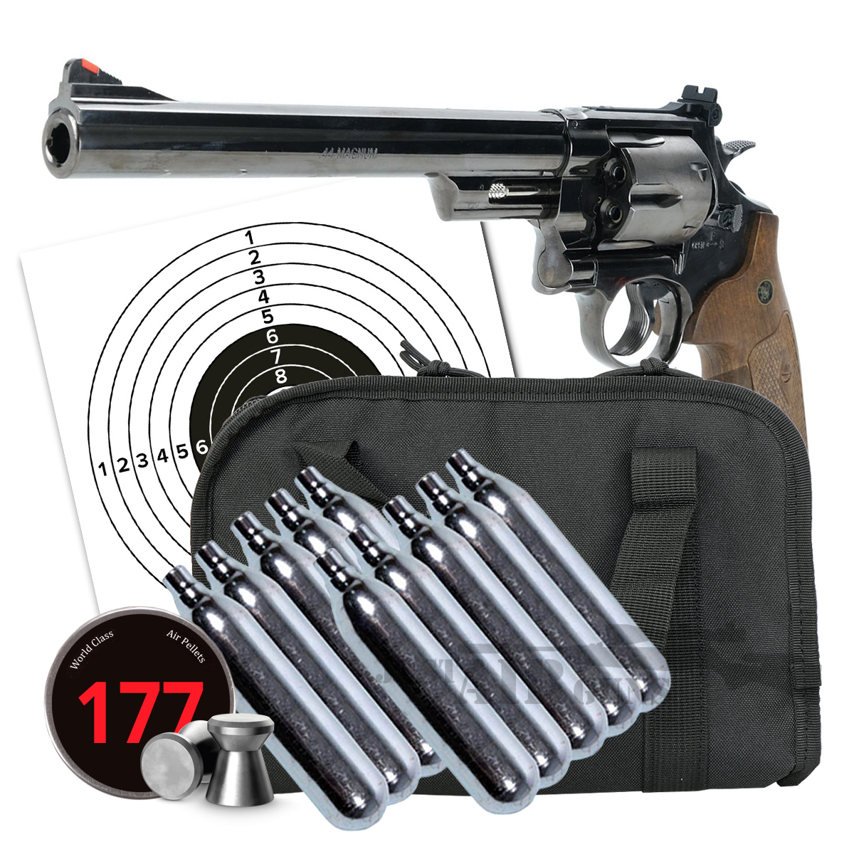 Smith & Wesson M29 8inch .177 Air Pistol - Just Air Guns