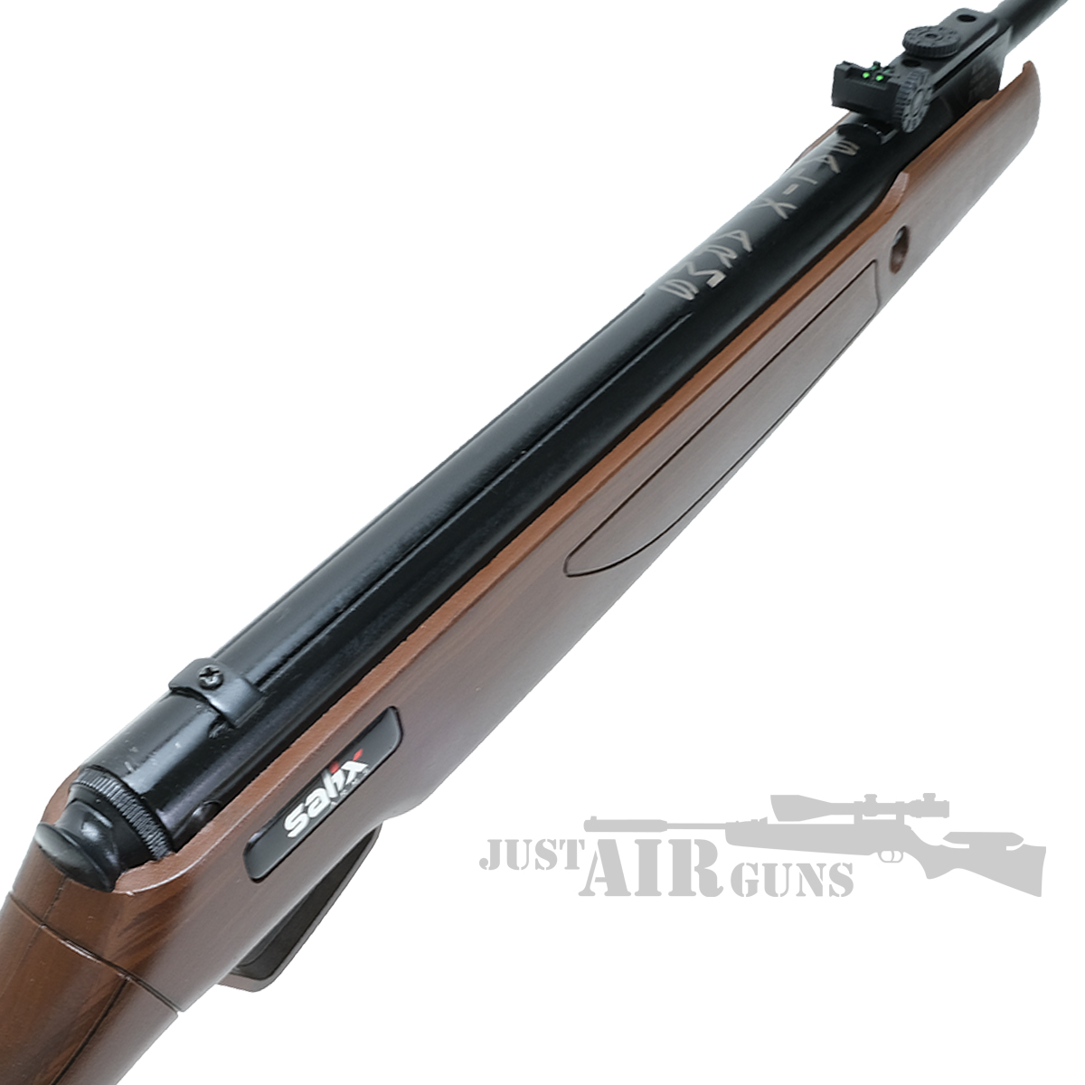 TX02 Break Barrel Spring Air Rifle Synthetic Wood Stock .22