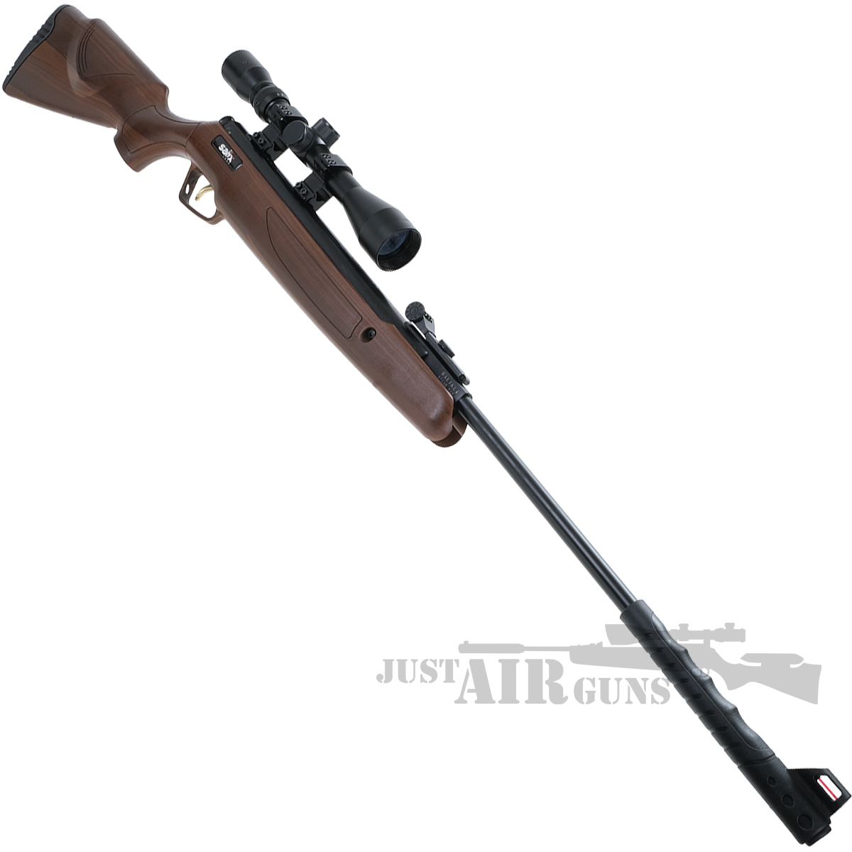 TX02 Break Barrel Spring Air Rifle Synthetic Wood Stock .22