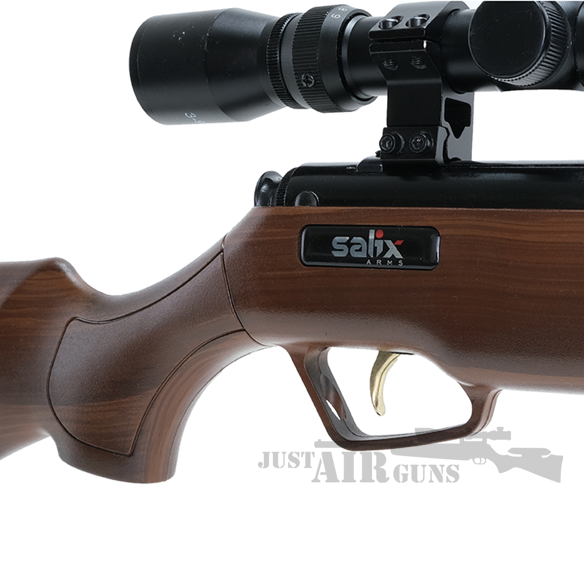 TX02 Break Barrel Spring Air Rifle Synthetic Wood Stock .22