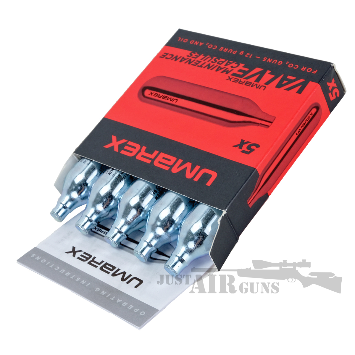 Umarex 12g Co2 Valve Maintenance Capsules with Added Gun Oil