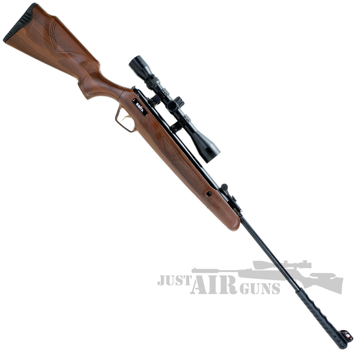 TX02 Break Barrel Spring Air Rifle Synthetic Wood Stock .177