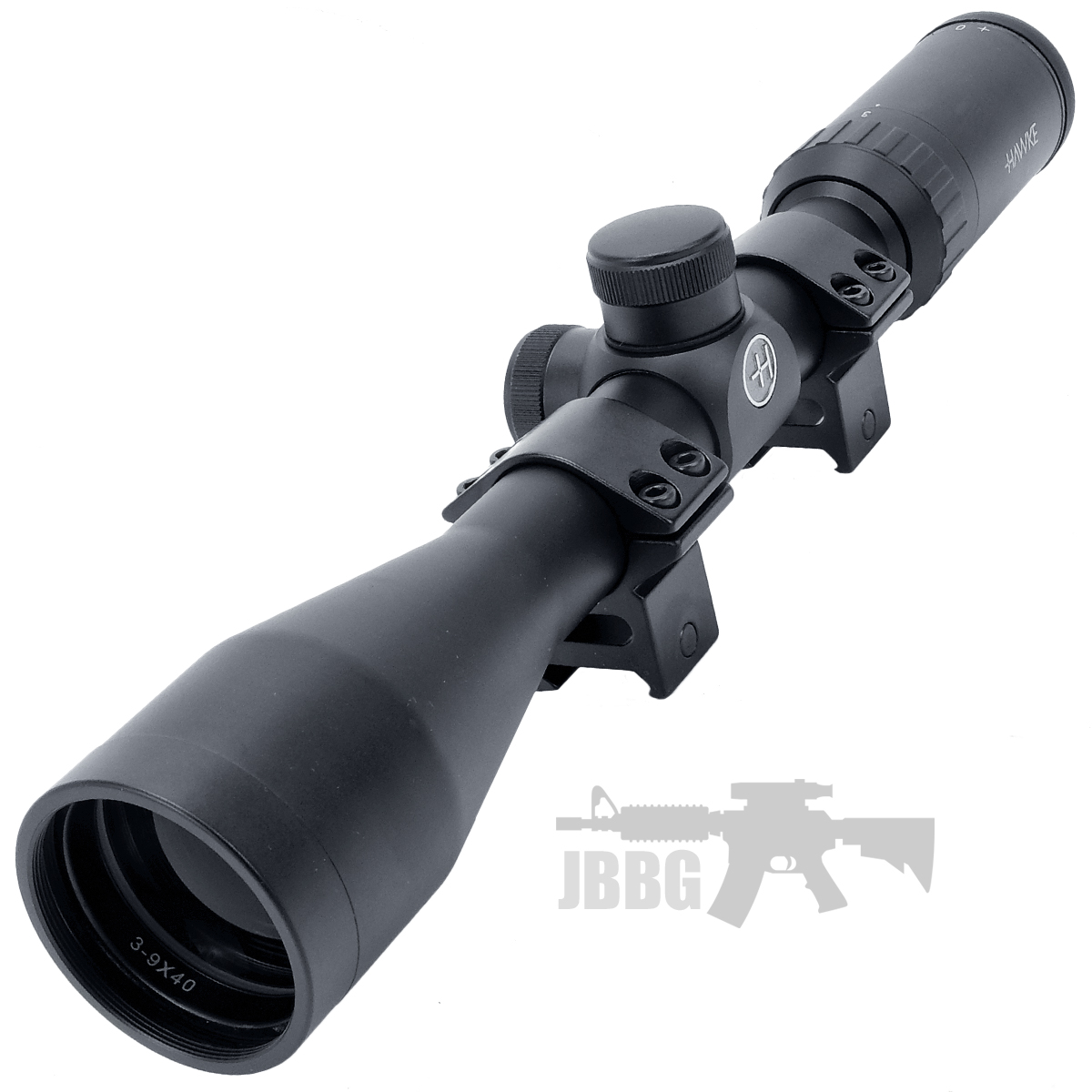 Fast Mount 3-9x40 (Mil Dot) Hawke Scope with Weaver Mounts