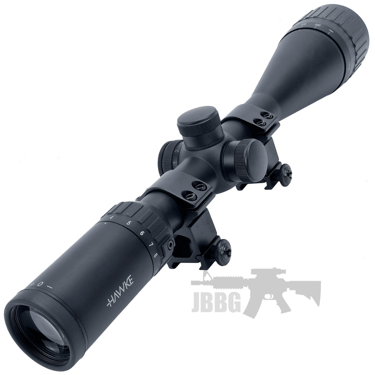 Fast Mount 4-16x50 AO IR (Mil Dot) Hawke Scope with Weaver Mounts