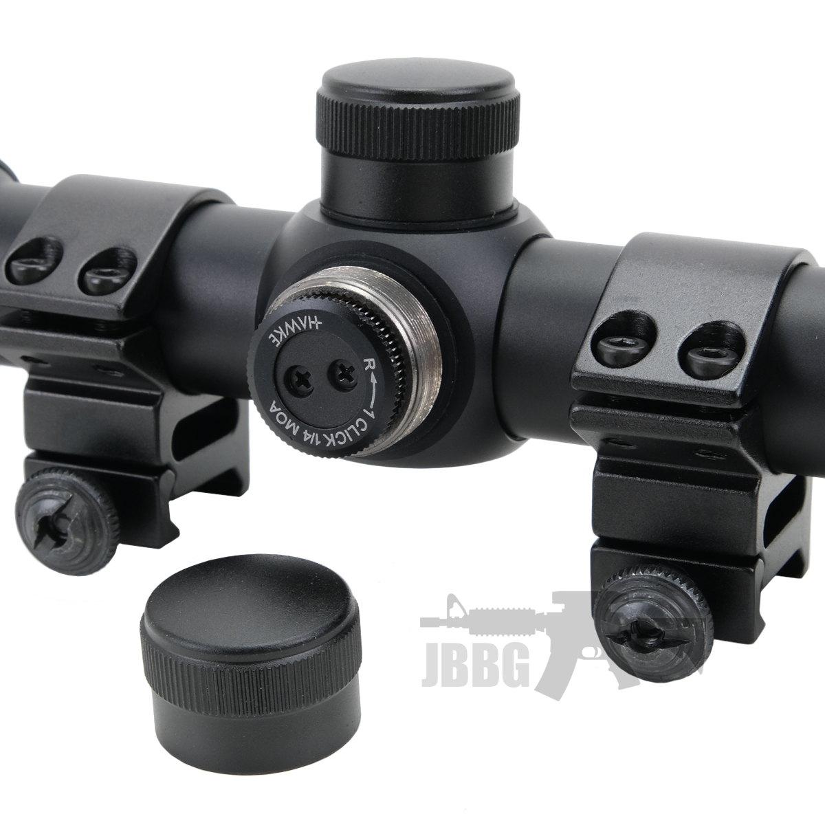 Fast Mount 4-16x50 AO IR (Mil Dot) Hawke Scope with Weaver Mounts
