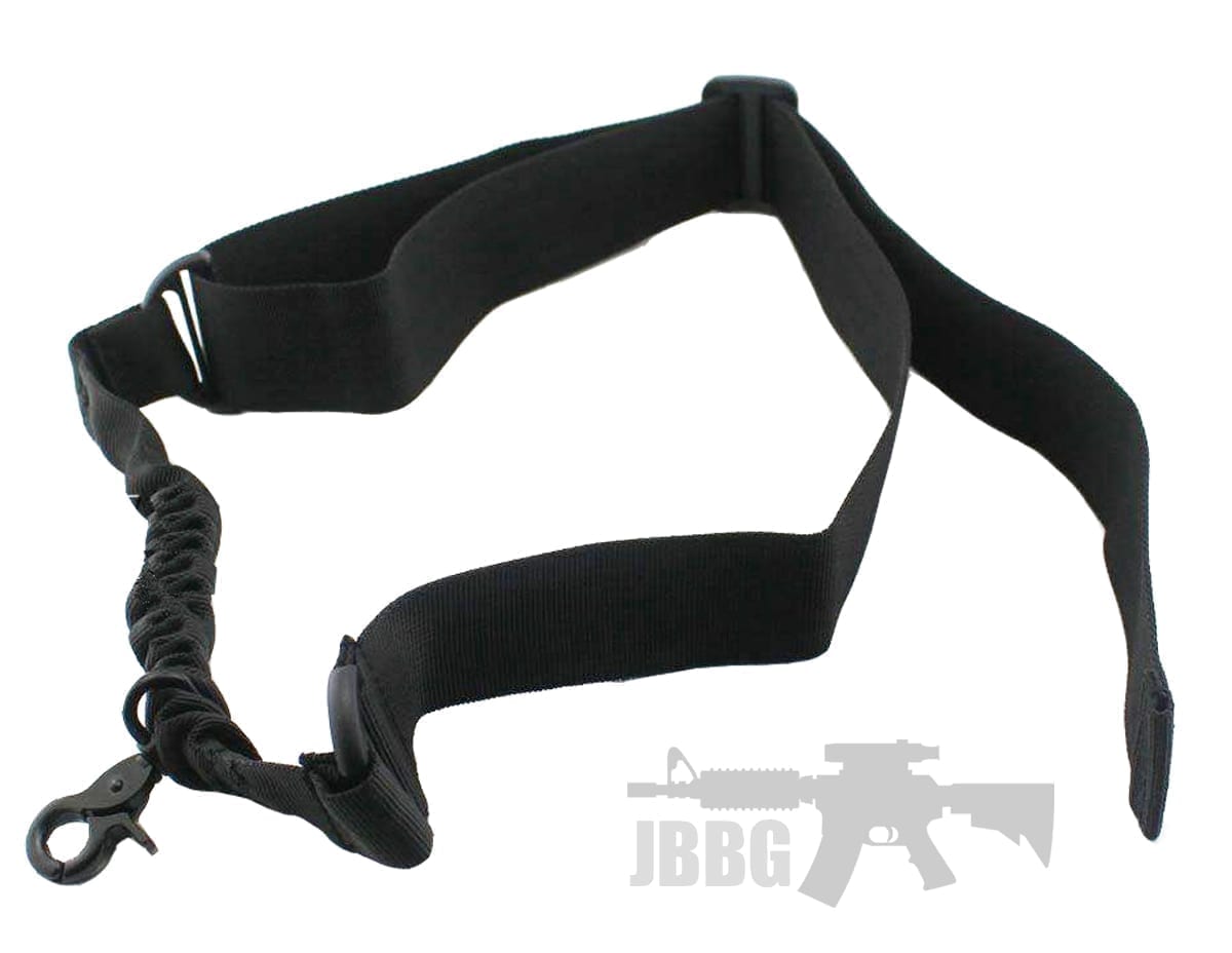 One Single Point Tactical Bungee Sling Black TX - Just Air Guns
