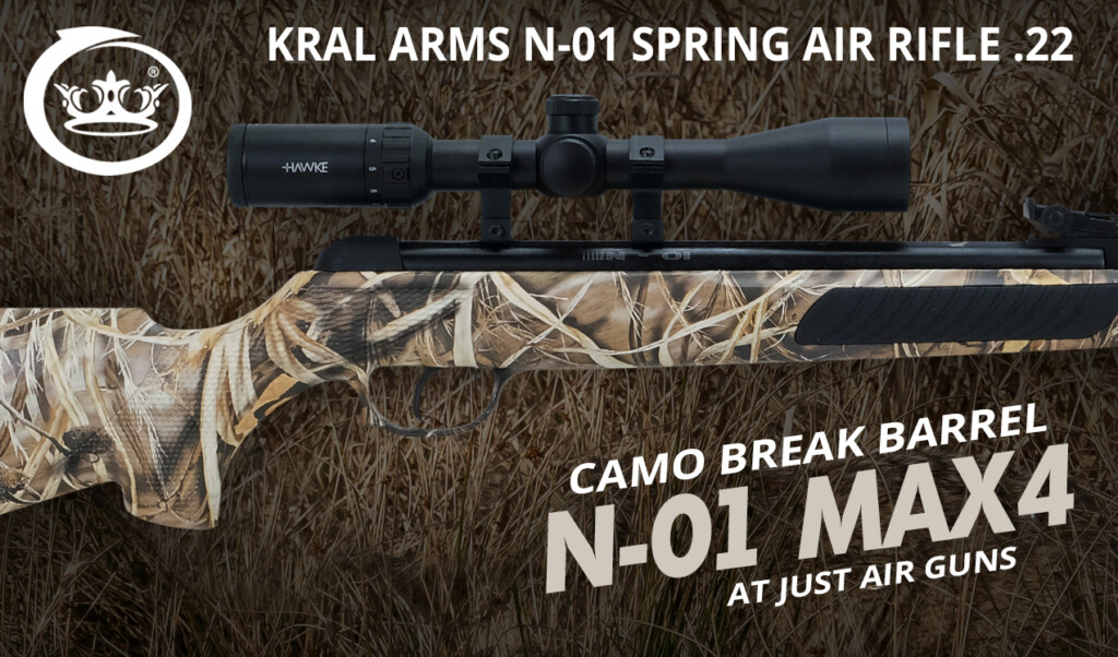 Kral N01 Max4 Air Rifle .22 Camo - Just Air Guns