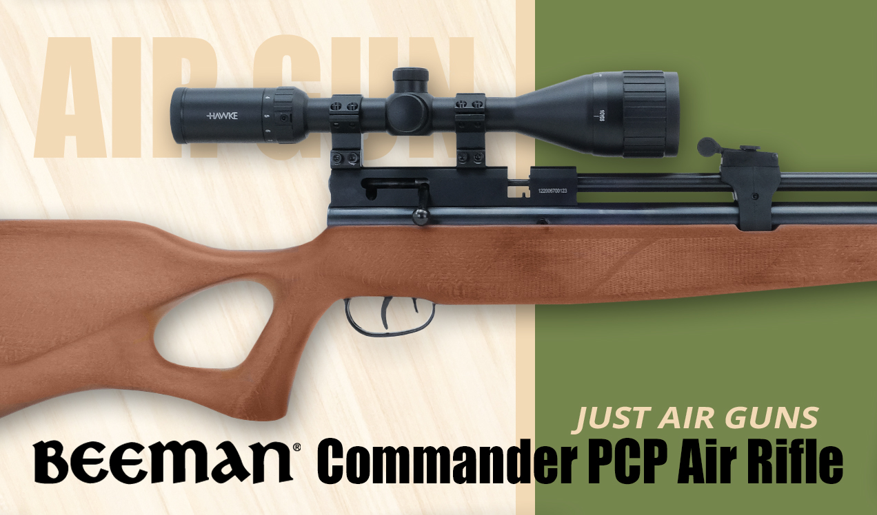 Beeman Commander PCP Air Rifle with Wood Stock .22