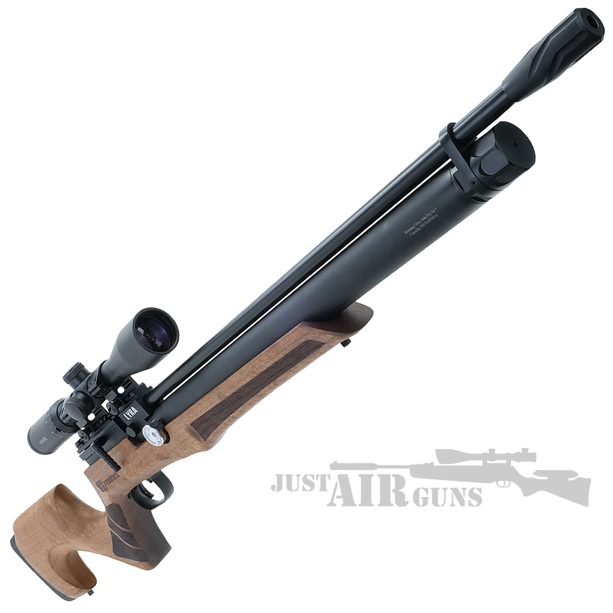 Reximex LYRA PCP Air Rifle with Walnut Stock .22 - Just Air Guns