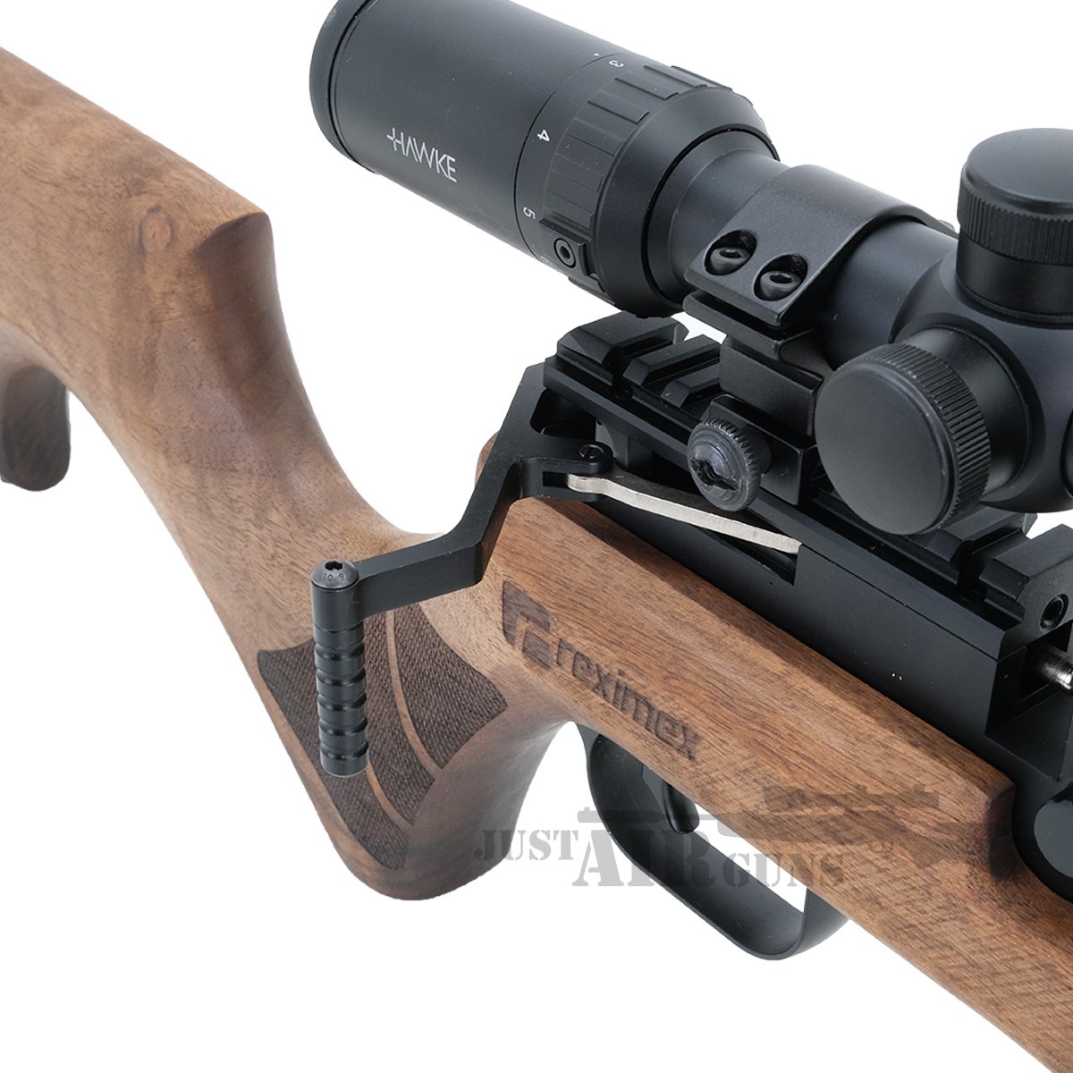 Reximex Lyra Pcp Air Rifle With Walnut Stock 22 Just Air Guns