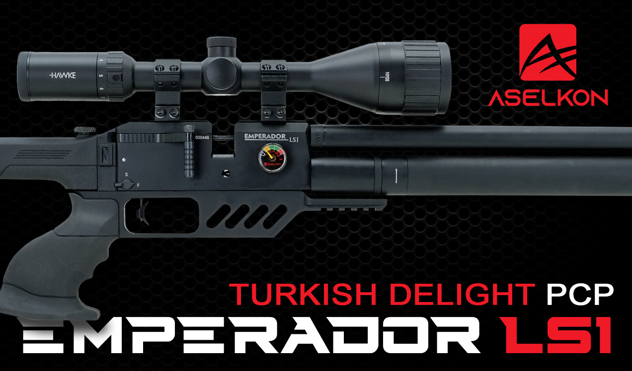 Aselkon Emperador LS1 Tactical PCP Air Rifle with Black .177