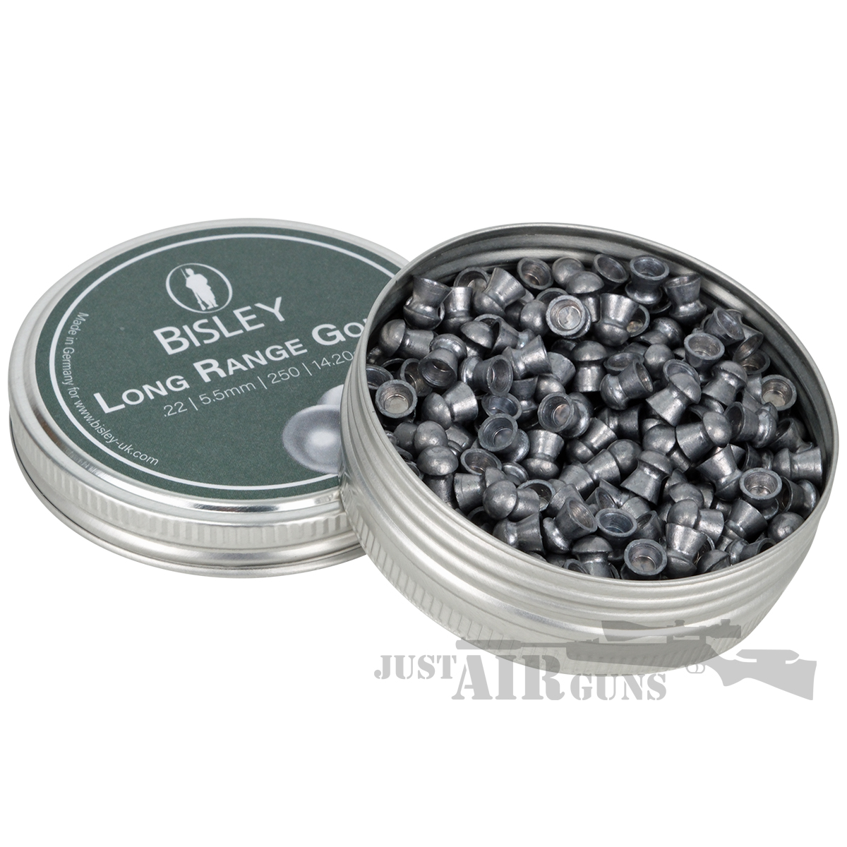 250 Bisley Long Range Gold Pellets 22 - Just Air Guns