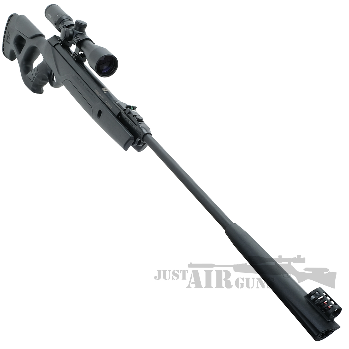 Aselkon RX1250 Break Barrel Gas Ram Air Rifle .22 Black - Just Air Guns