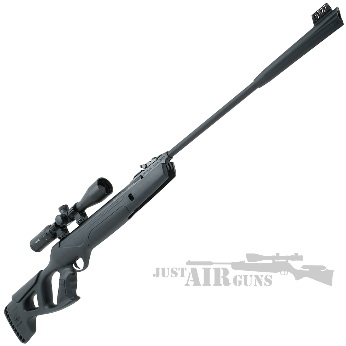 Aselkon RX1250 Break Barrel Gas Ram Air Rifle .22 Black - Just Air Guns