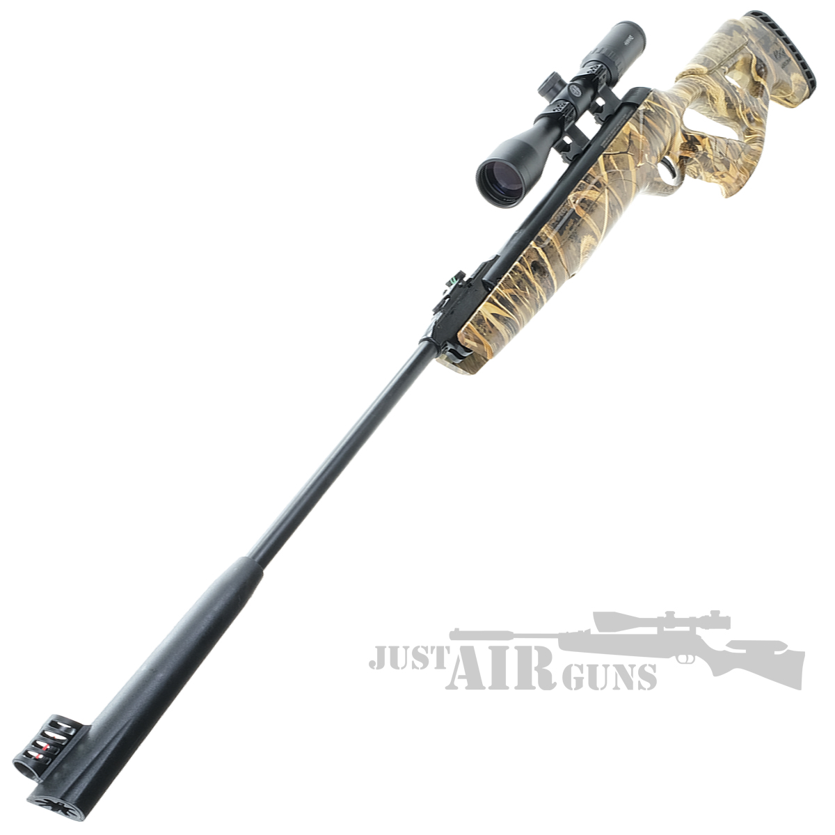 Aselkon RX1250 Break Barrel Gas Ram Air Rifle .22 Camo - Just Air Guns