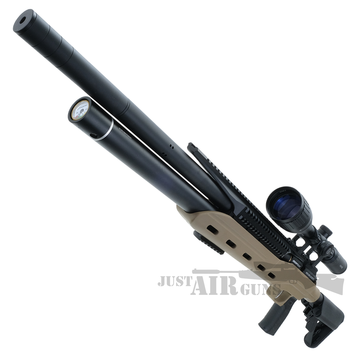 Snowpeak M50 Multishot PCP Air Rifle .22 Tan - Just Air Guns
