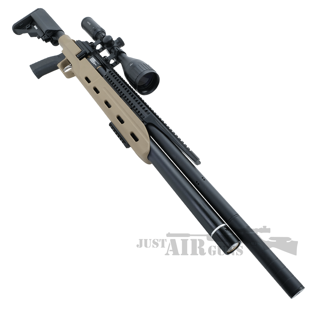 Snowpeak M50 Multishot PCP Air Rifle .22 Tan - Just Air Guns