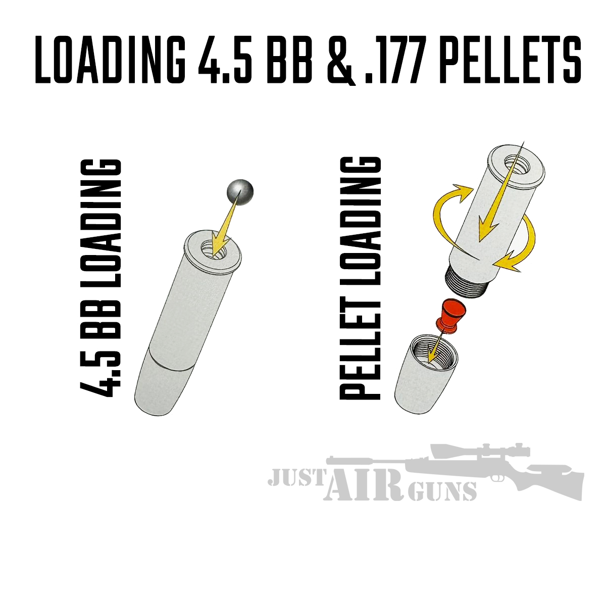 KL Airgun Revolver Shells 6-Pack Metal - Just Air Guns