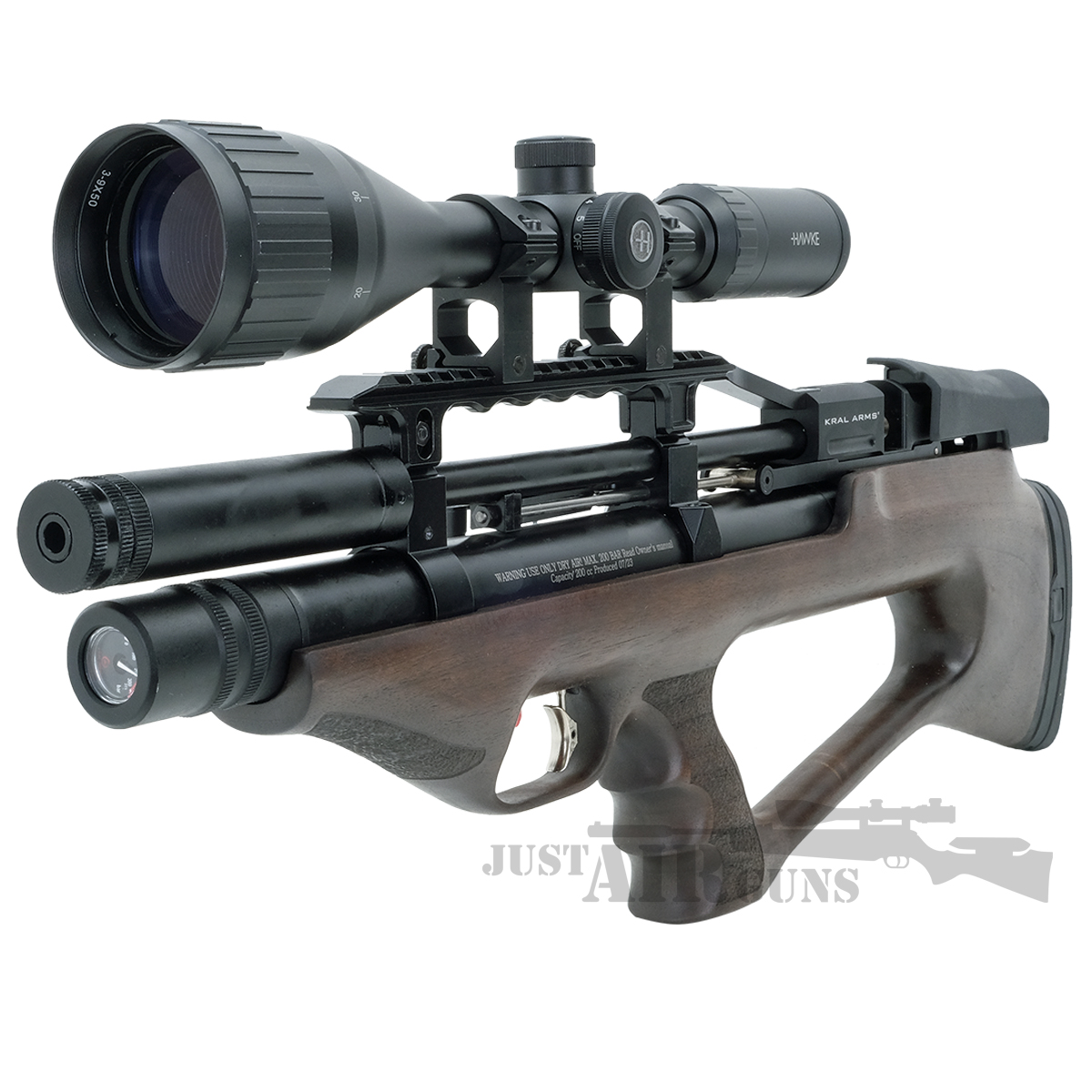 Kral Puncher Empire XS Walnut Stock PCP Air Rifle .22 - Just Air Guns