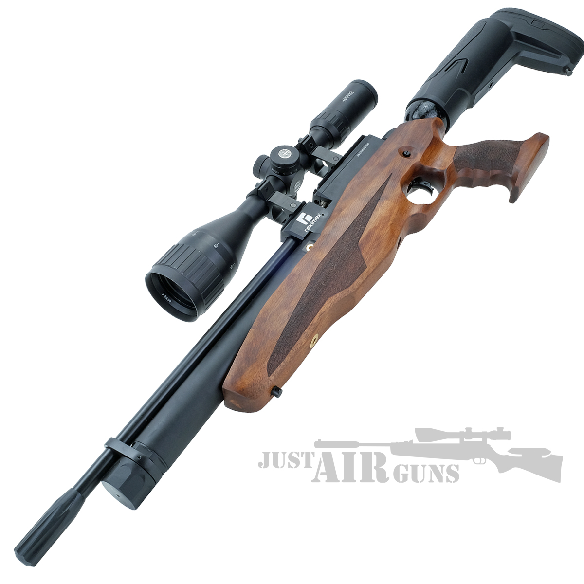 Reximex Myth PCP Air Rifle Walnut Stock MYTHW .177 - Just Air Guns