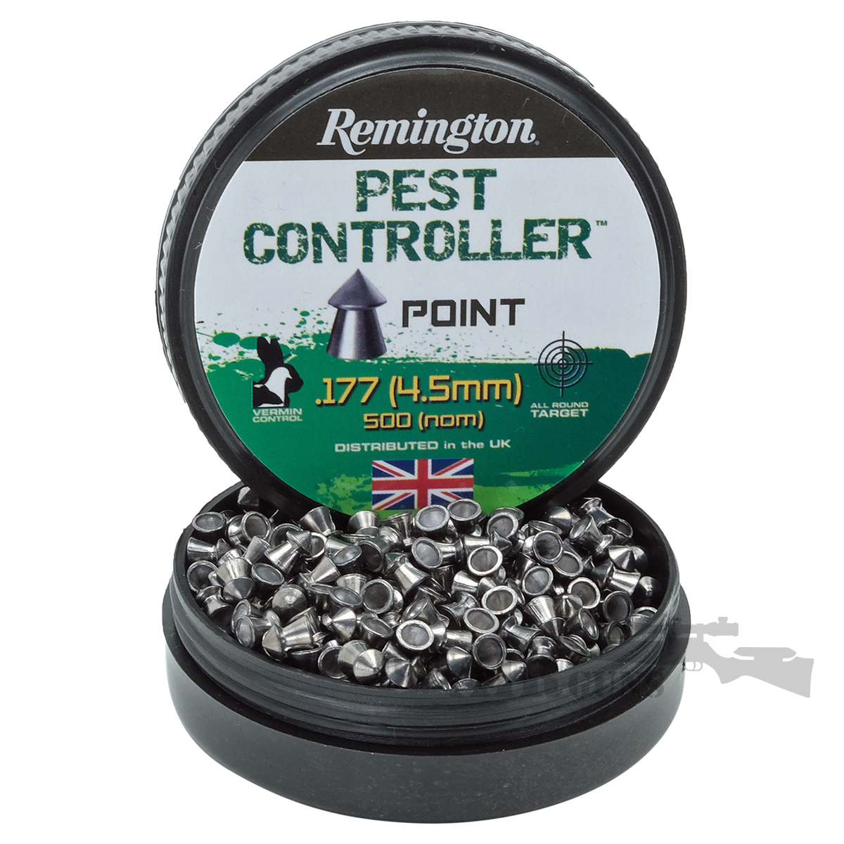 Remington Pest Controller Pointed Airgun Pellets .177 - Just Air Guns