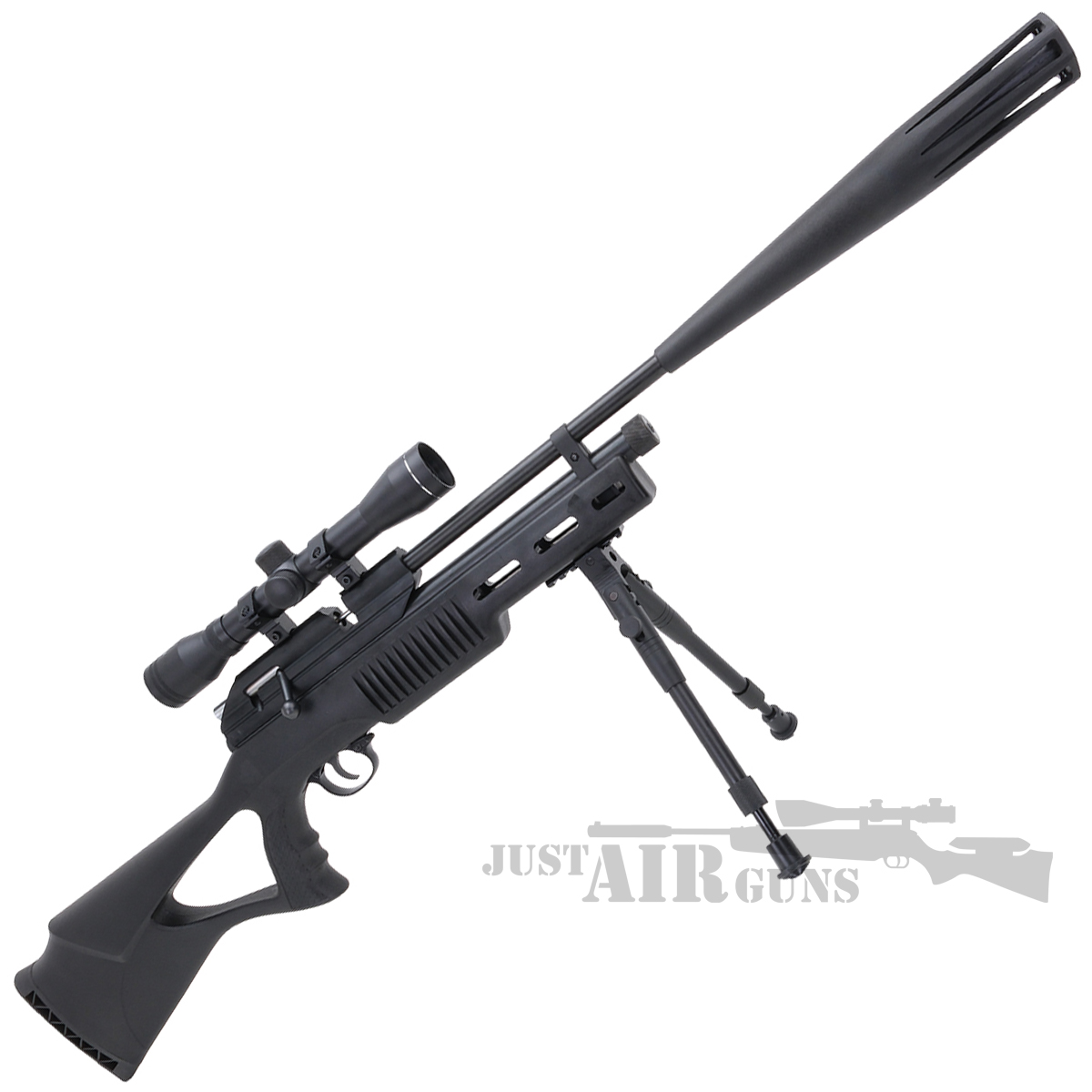 SYN XS78 Tactical Multishot Co2 Air Rifle Set .22 - Just Air Guns