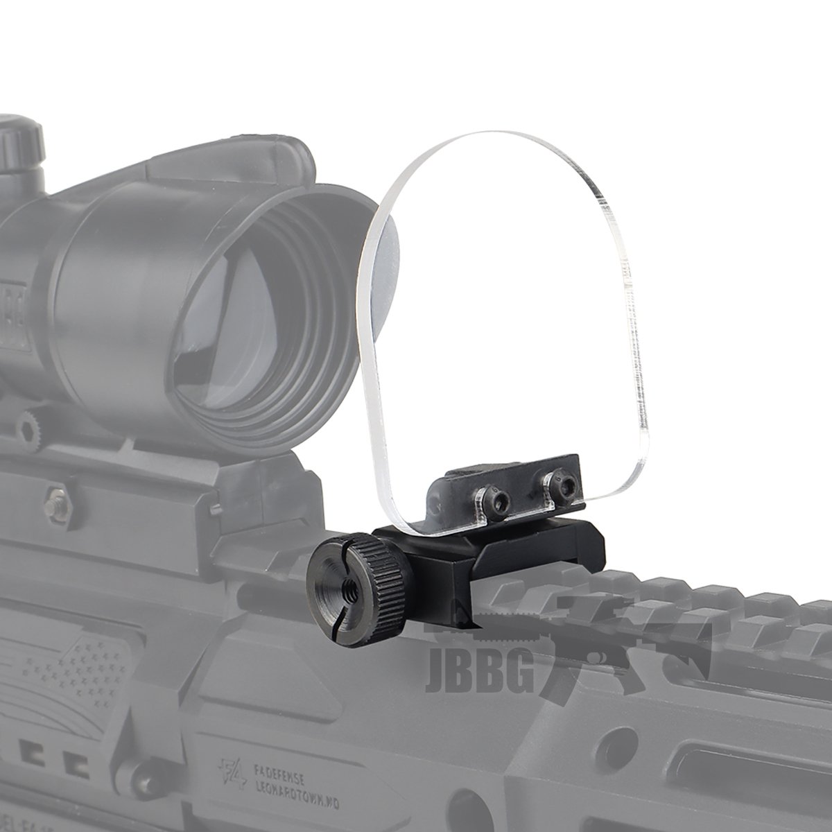 Flip-up QD Scope Lens and Sight Shield Protector Black - Just Air Guns