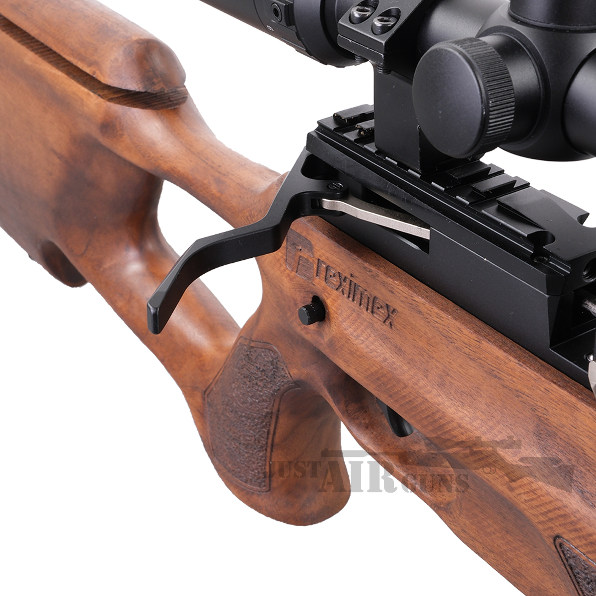 Reximex Accura Walnut PCP Air Rifle .22 - Just Air Guns