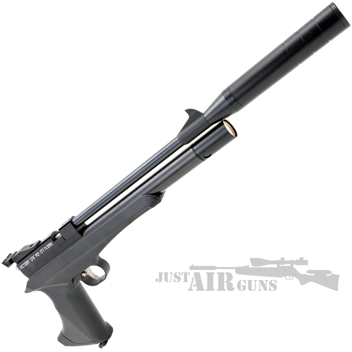 Victory CP2 PCP Airgun .177 Pistol and Rifle Kit Black - Just Air Guns