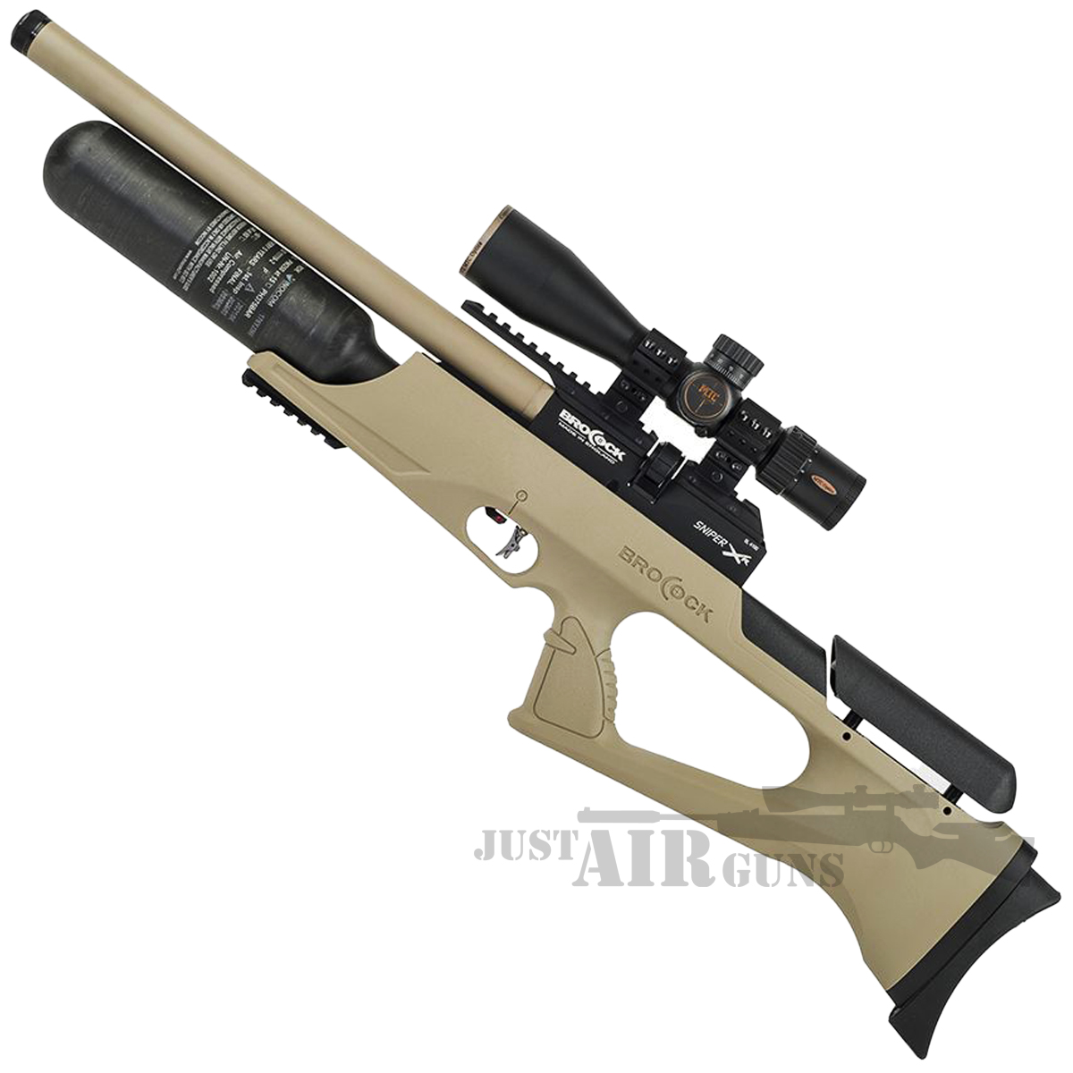 Brocock Sahara XR PCP Air Rifle Carbon Bottle Regulated .22 - Just Air Guns