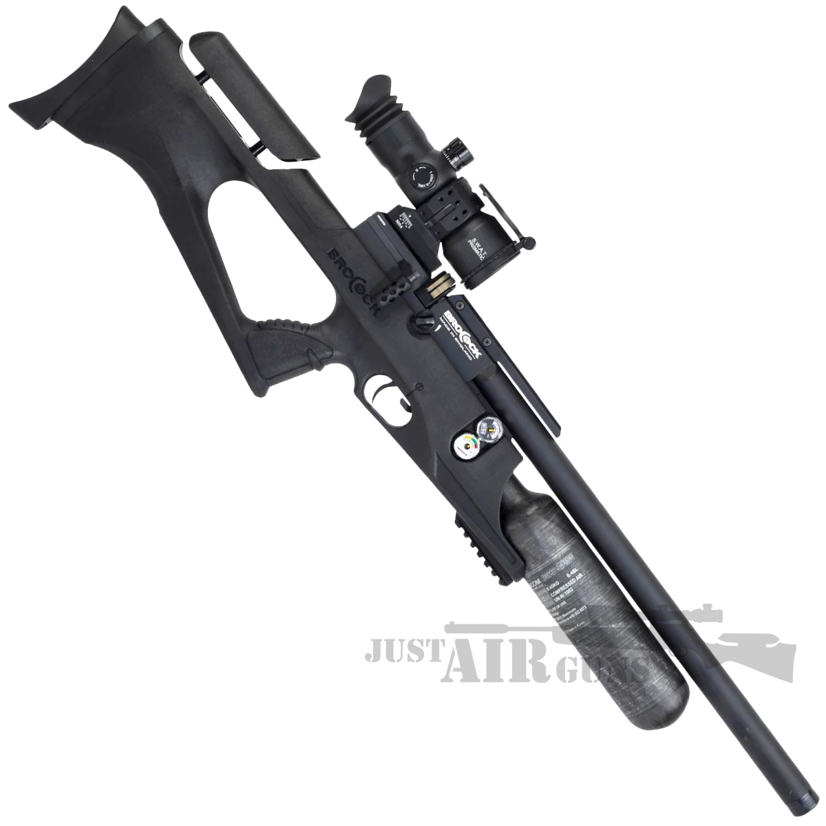 Brocock Sniper XR PCP Air Rifle Carbon Bottle Regulated .22 - Just Air Guns