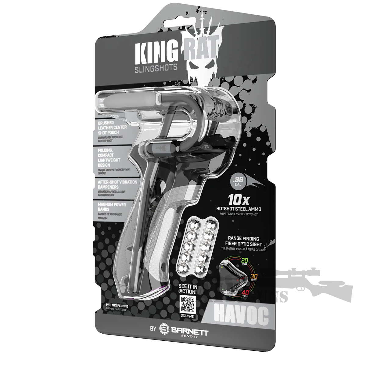 Barnett King Rat Slingshots Havoc - Just Air Guns