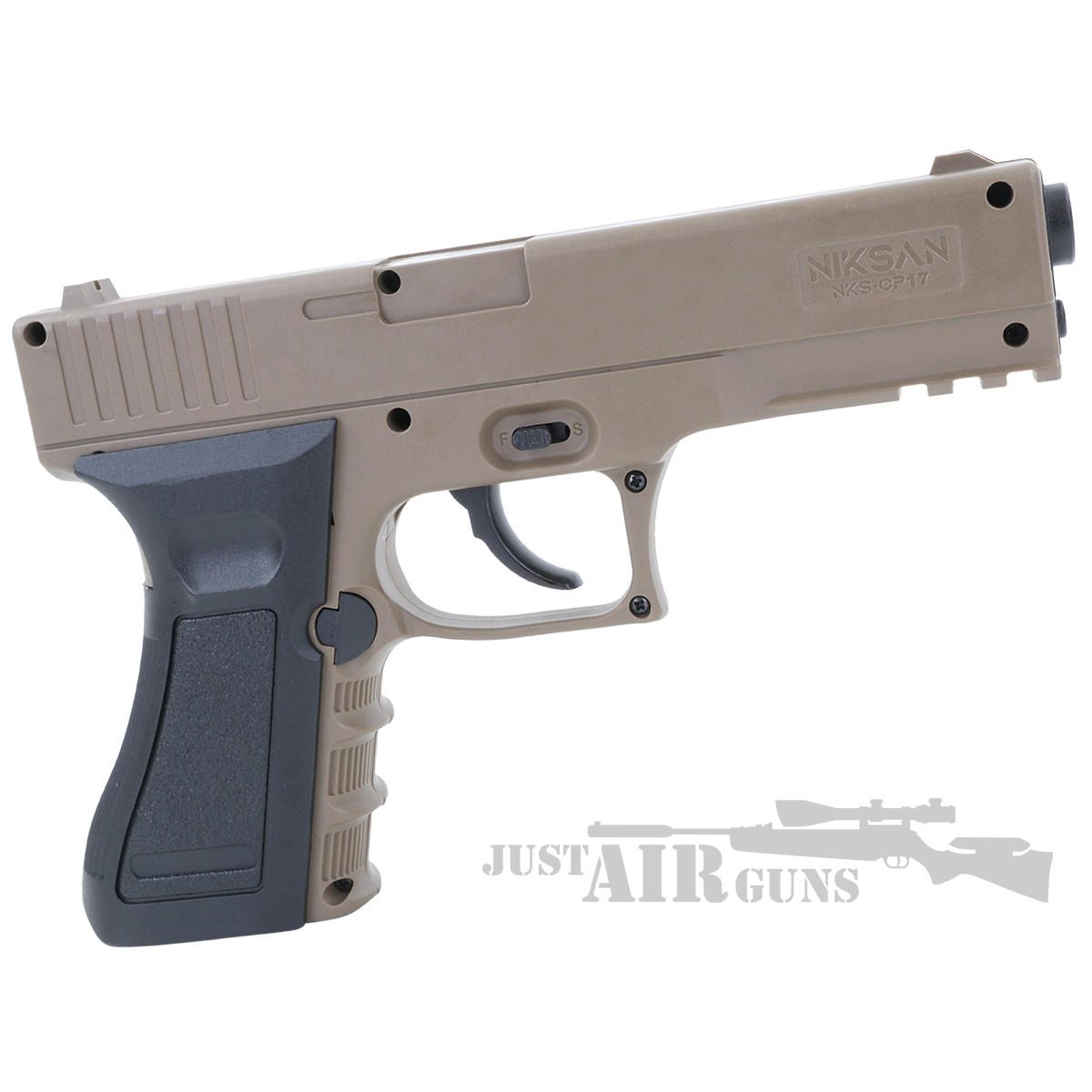 HKS-CP17 Co2 NBB Air Pistol Tan - Just Air Guns