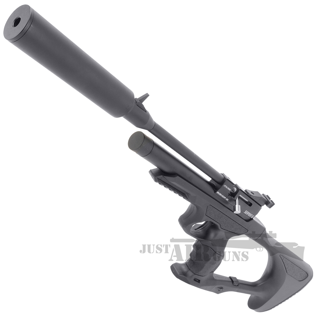 Serpent-S Single and Multi Shot Co2 Pellet Pistol Black - Just Air Guns